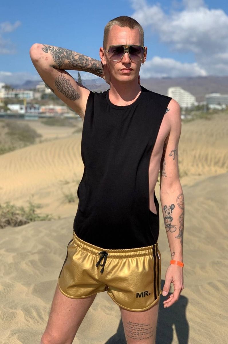 Mr Riegillio MR. Mini Short - Gold – BeastBoyGear
